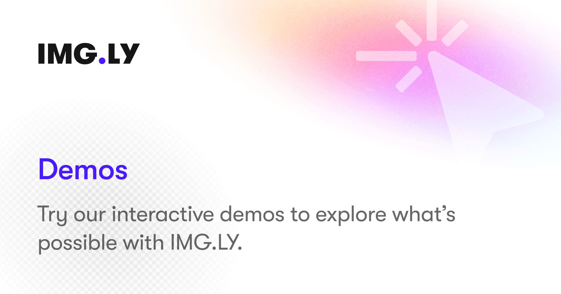 Explore CE.SDK Demos | IMG.LY